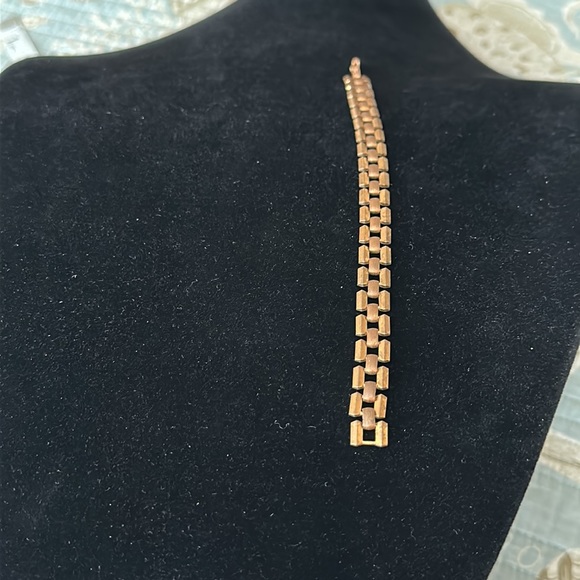Vintage | Jewelry | Copper Bracelet 8 By 2 Small Squares Slinky Vintage ...
